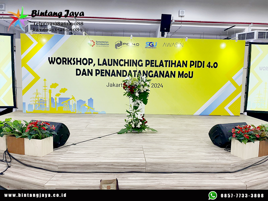 Sewa Backdrop Photobooth Acara Halal Bihalal Wilayah Pinang Ranti ...
