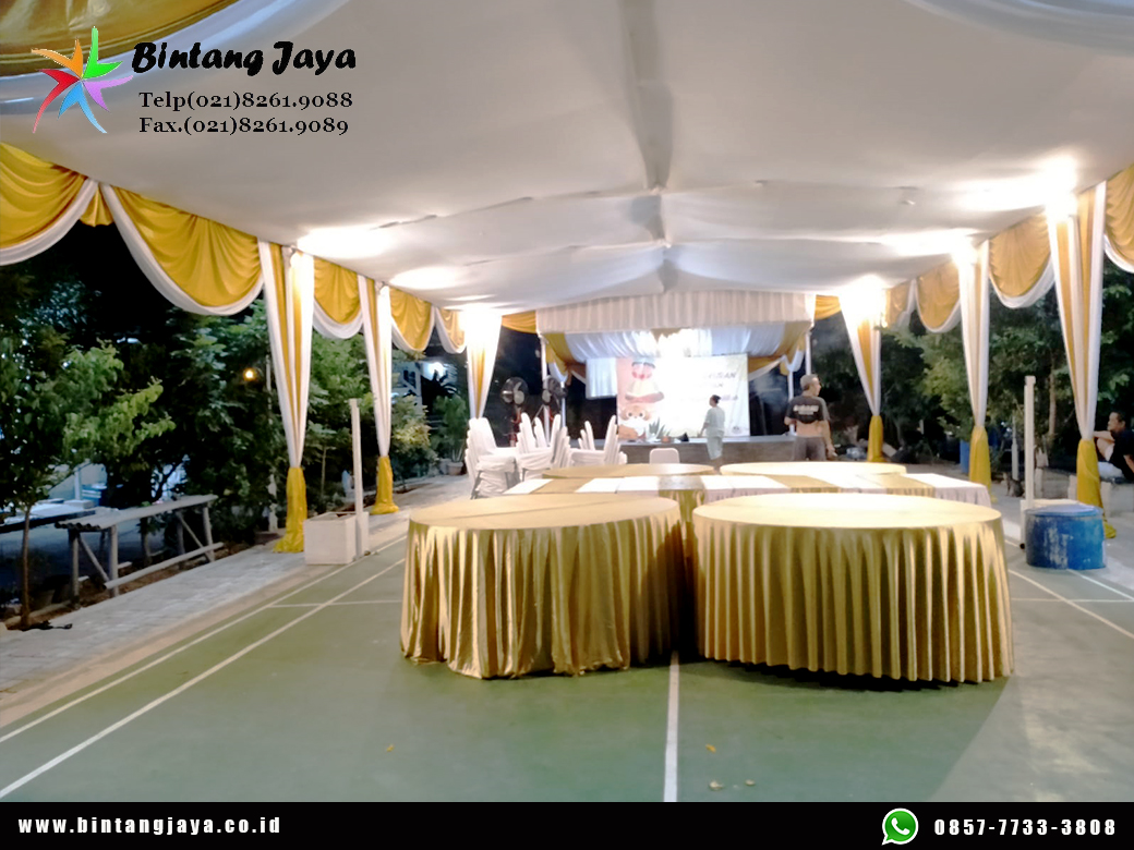 Sewa Tenda Hanggar Plafon Rumbai Kuning Jakarta - Sewa Tenda Event ...
