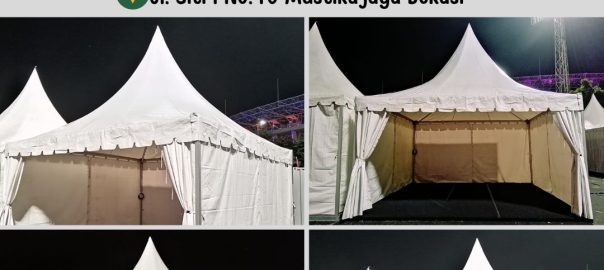 Sewa Sarnafil Type Tenda Kerucut Ukuran 5x5 Meter Jakarta