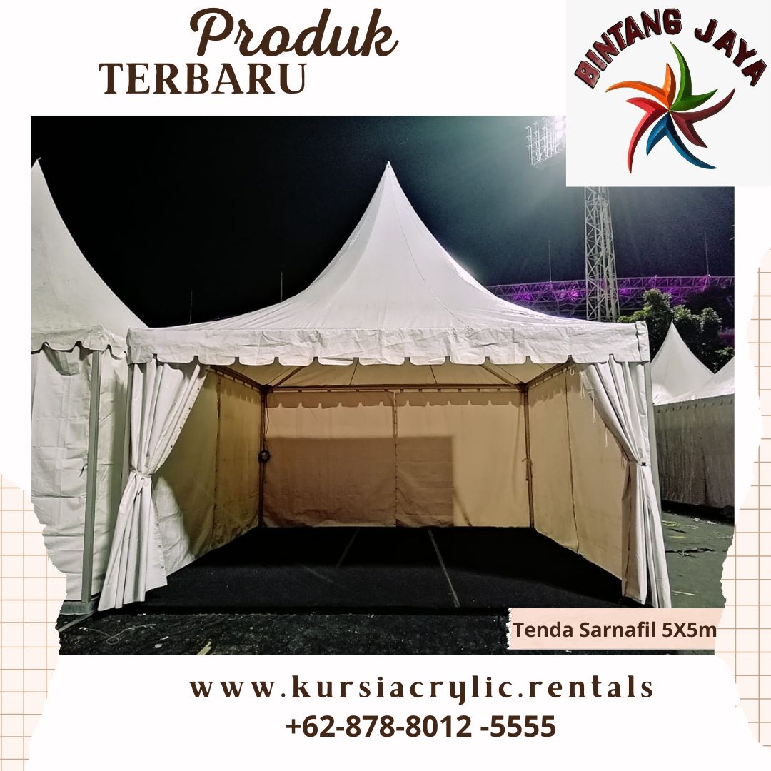 Sewa Sarnafil Type Tenda Kerucut Ukuran 5x5 Meter Jakarta