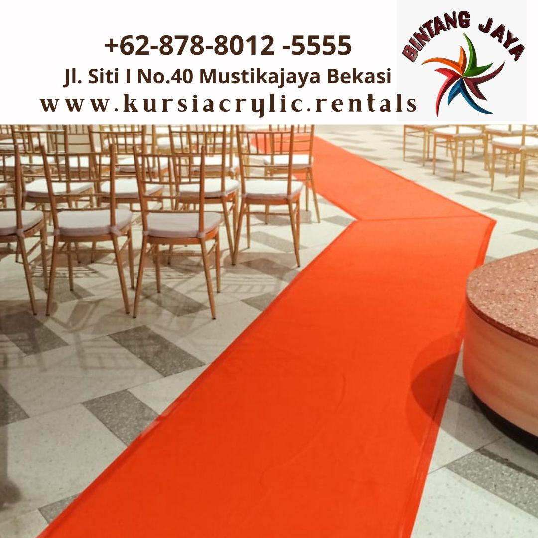 Sewa Karpet Jalan Warna Merah Jakarta