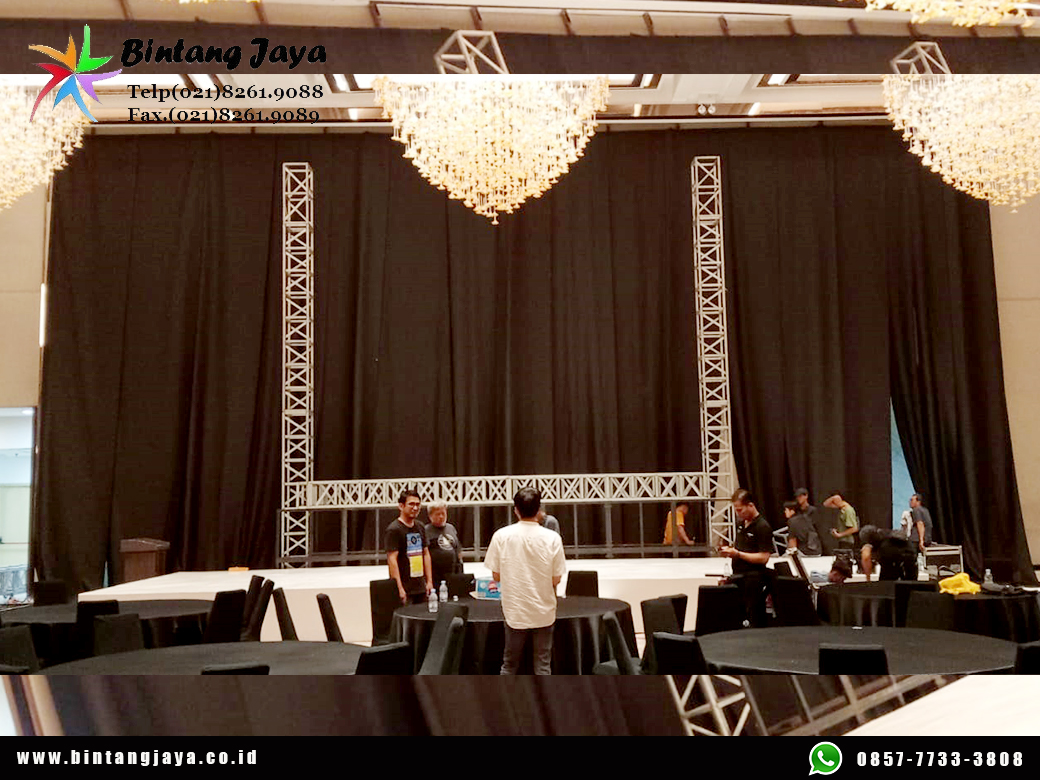 Sewa Tirai Background Panggung Rigging Area Jakarta - Sewa Tenda Event ...