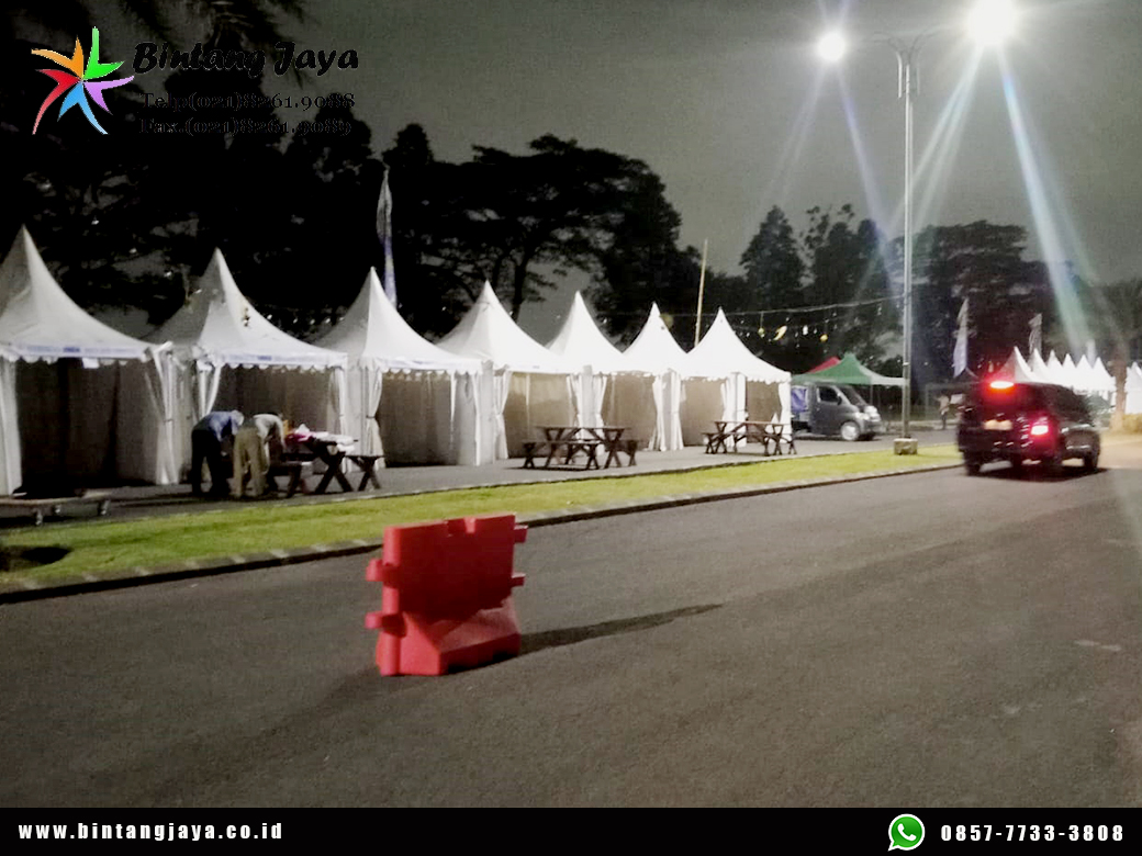 Pusat Sewa Tenda Sarnafil Atap Kerucut Putih Area Metland Cibitung ...